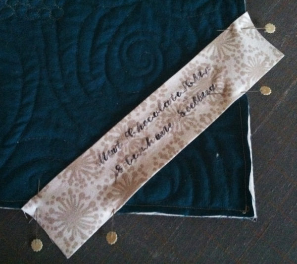 Tutorial: How to make a quilt label – Quilt Addicts Anonymous