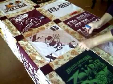 How to make a T-shirt quilt – Part 7 – Quilt Addicts Anonymous