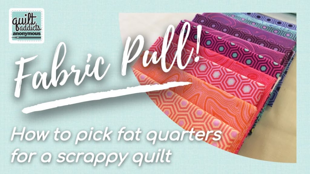 Strip Pieced Fat Quarter Friendly Pattern with Half Square Triangles ...