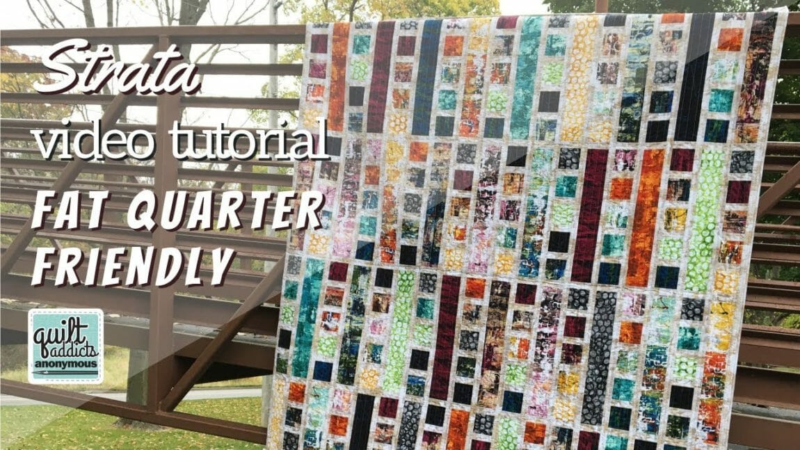Modern fat quarter friendly quilt pattern & tutorial! Perfect for ...