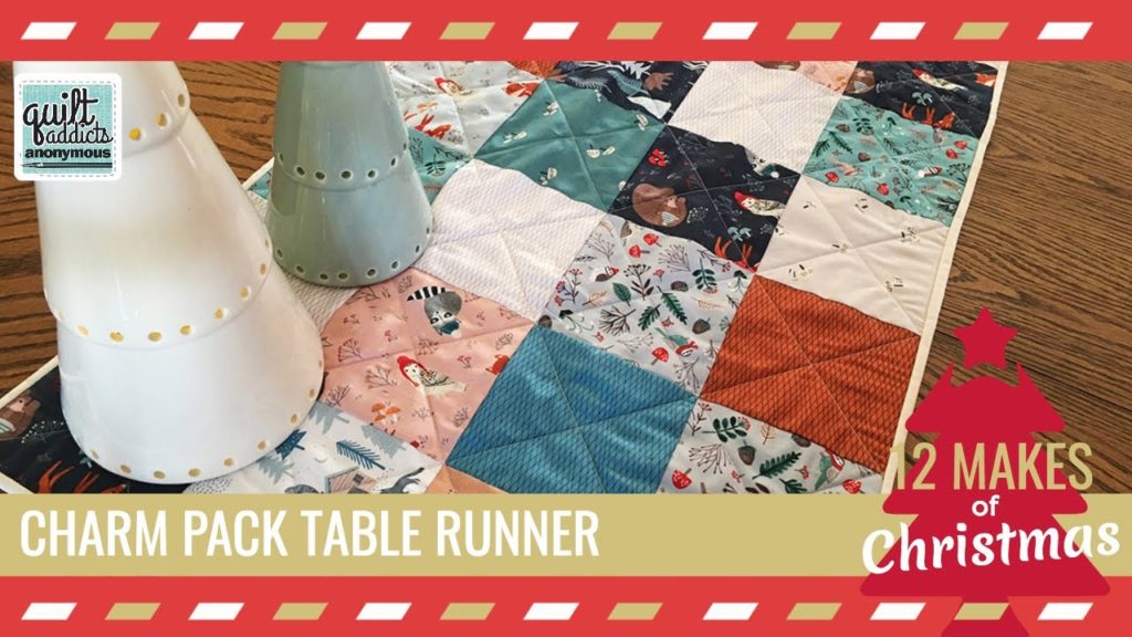 Charm Pack Table Runner FREE Pattern! Fast, Beginner-Friendly Quilt ...