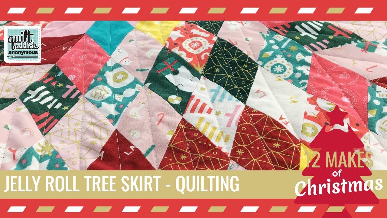 FREE Pattern! Star Bright Jelly Roll Christmas Tree Skirt – How to ...