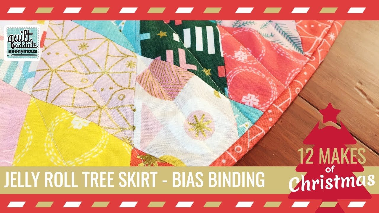 FREE Pattern! Star Bright Jelly Roll Christmas Tree Skirt – How to ...