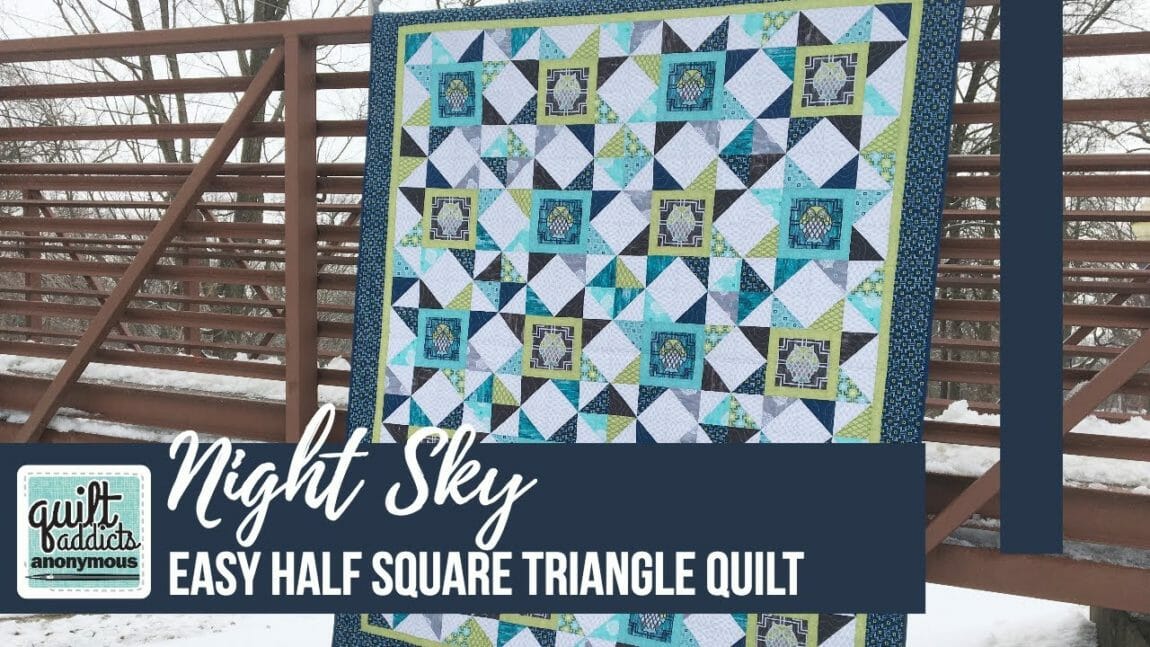 Fast Flying Geese Quilt that Show Off Fabric! Floating Lanterns – Quilt Addicts Anonymous
