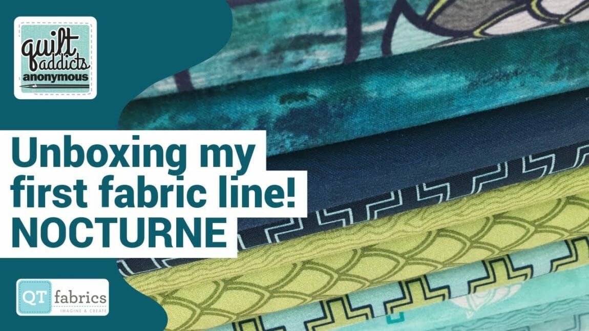 Get a close up look at Nocturne, my first fabric collection with QT ...