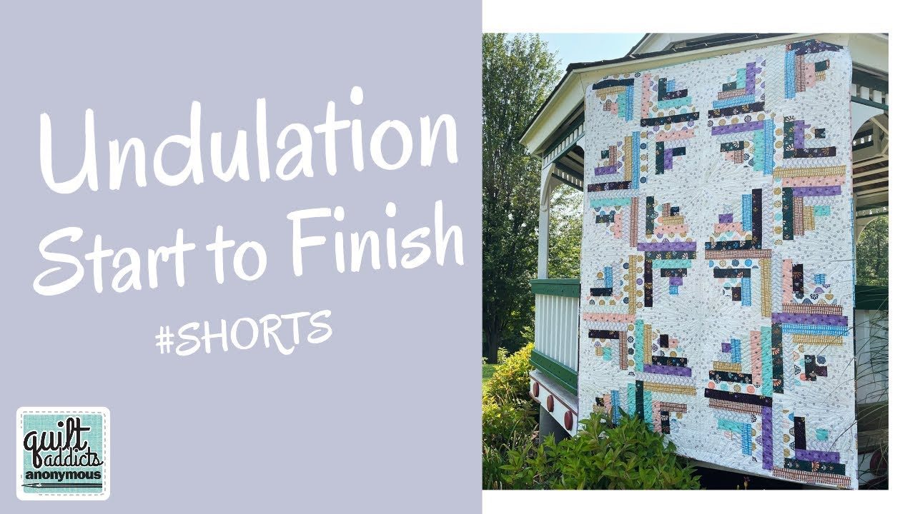 Offset Log Cabin Tutorial & Pattern! Fat Quarter Friendly – Undulation ...