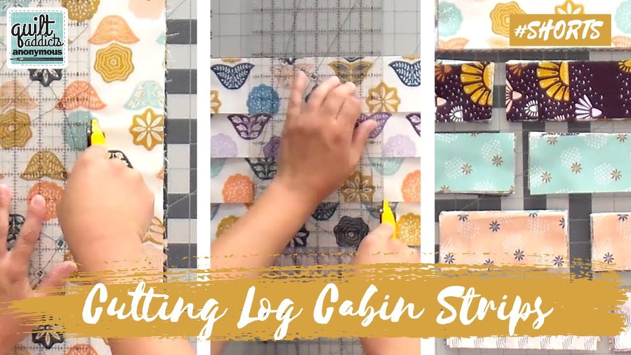 Offset Log Cabin Tutorial & Pattern! Fat Quarter Friendly – Undulation ...