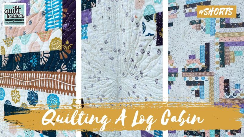 Offset Log Cabin Tutorial & Pattern! Fat Quarter Friendly – Undulation ...