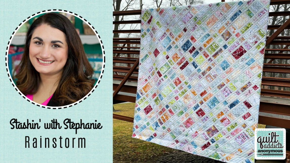 Designing Rainstorm – Quilt Addicts Anonymous
