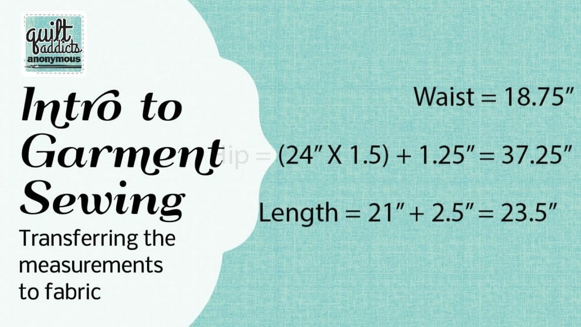 Intro to Garment Sewing – How to Measure a Body for Clothes – Quilt ...